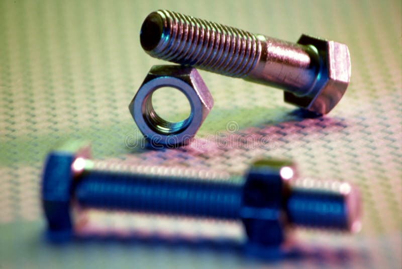 Nuts and Bolts 4 stock image. Image of color, nuts, bolts - 2393105