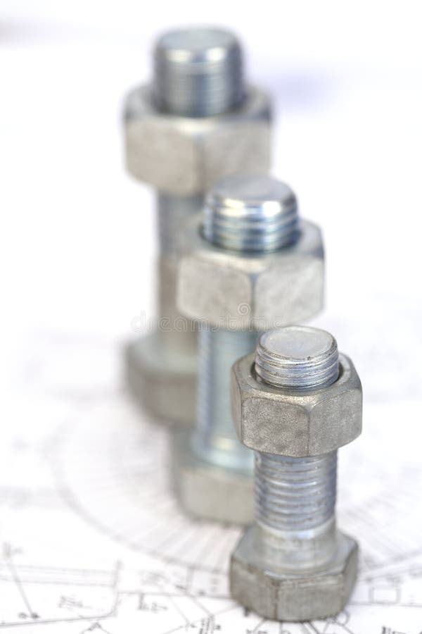 Nuts and bolts stock image. Image of bolt, hardware, turn - 38561217