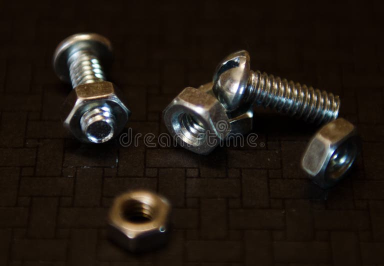 Nuts and Bolts stock image. Image of threads, joint, screwed - 57329009