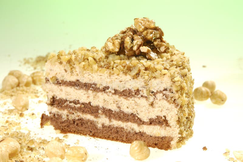Nuts cake stock photo. Image of flaky, cake, baked, dinner - 12561892