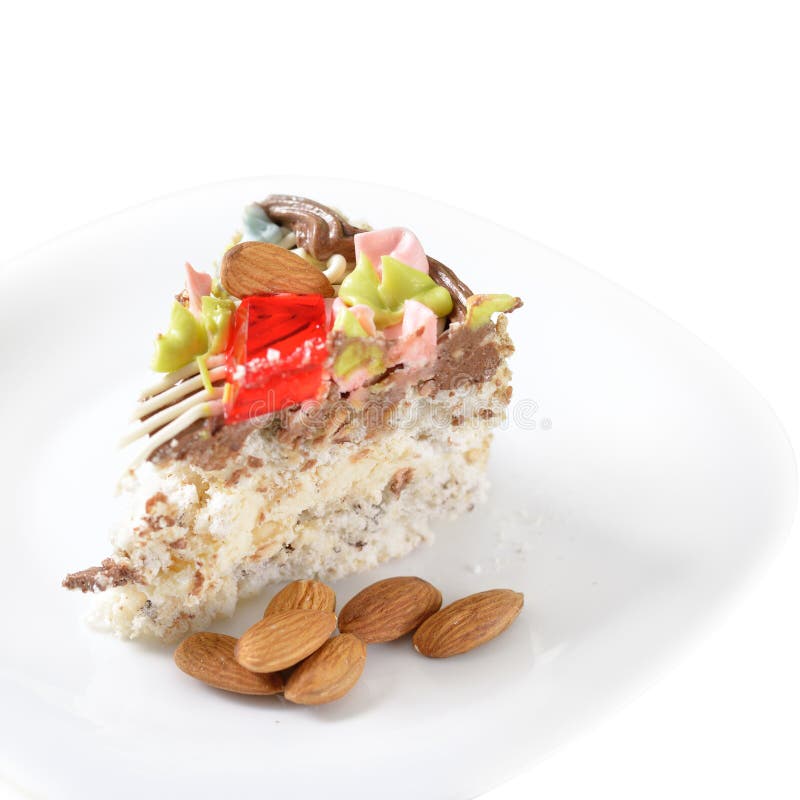 Nuts Cake stock photo. Image of beans, sweet, cafe, food - 50439044