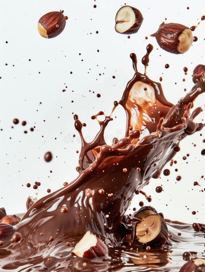 Nuts in Chocolate stock photo. Image of nuts, chocolate - 364055186