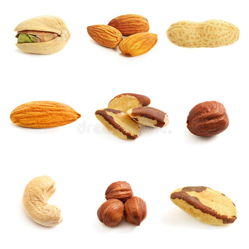 Nuts collection stock photo. Image of background, collection - 7542736