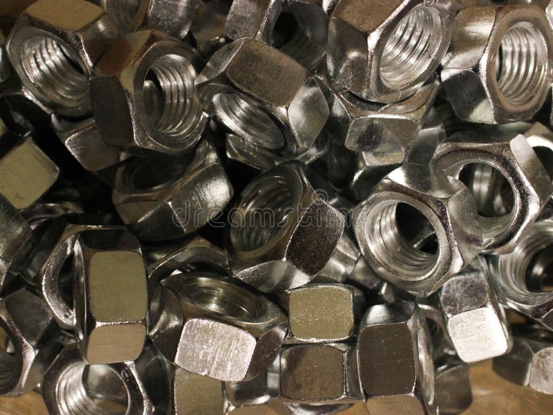 Nuts for Construction Work, Construction Tools Stock Photo - Image of ...