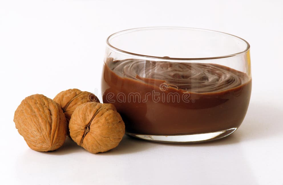 Nuts and cream. stock image. Image of caloric, dipping - 24684251