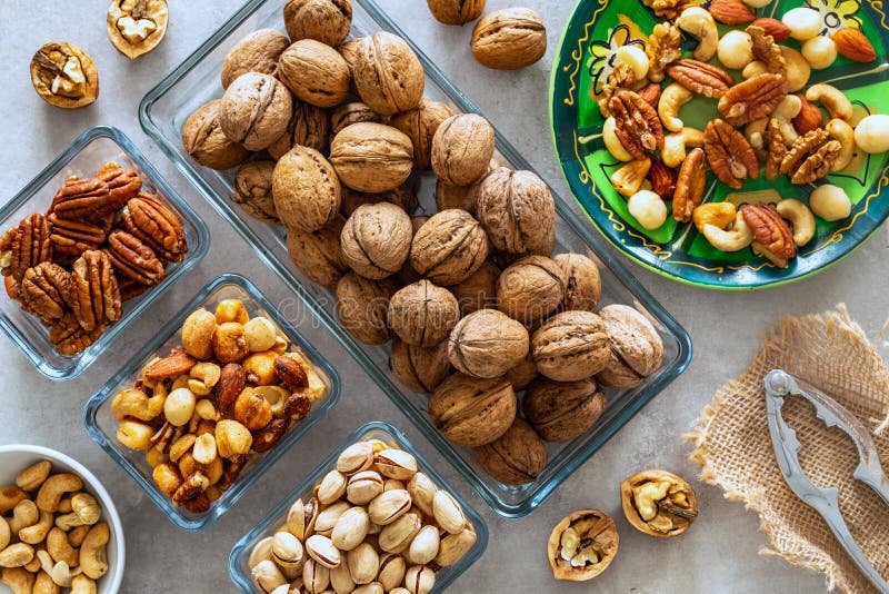 Nuts, different types stock photo. Image of natural - 139023814