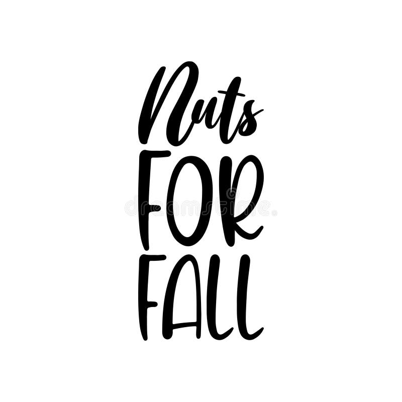 Nuts about Fall Typography T-shirt Design, Tee Print, T-shirt Design ...