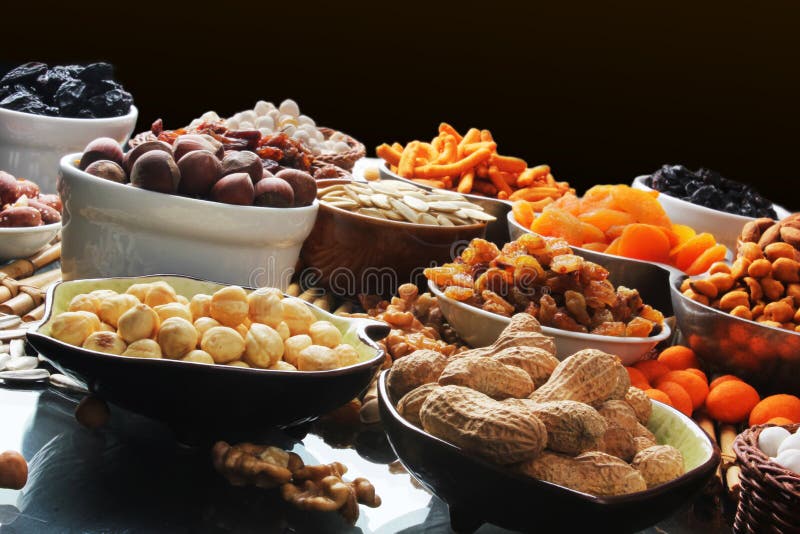 Nuts Family with Clipping Path Stock Image - Image of pumpkin ...