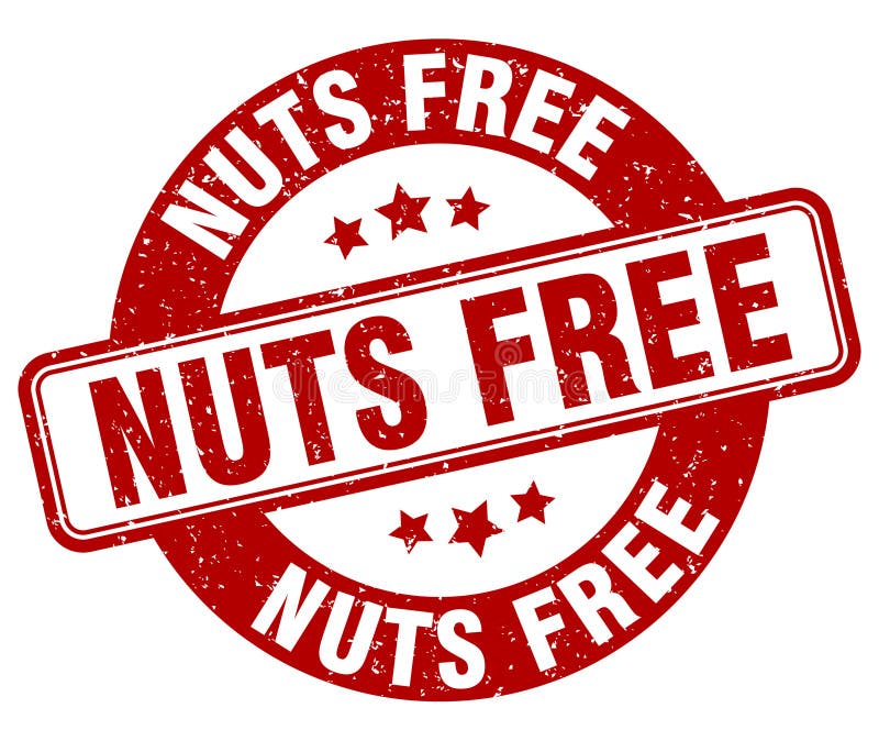 Nuts Free Stamp. Nuts Free Label. Round Grunge Sign Stock Vector ...