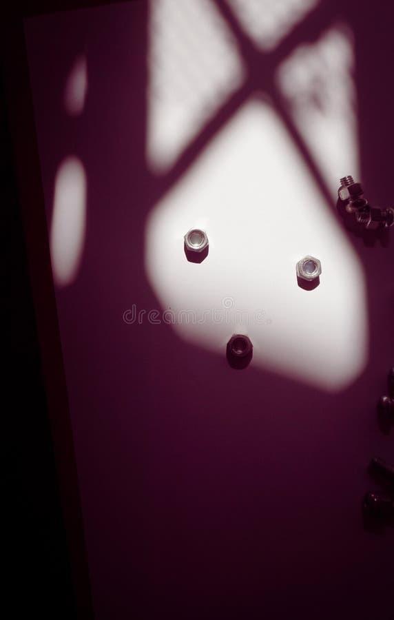 Nuts in Funny Shape of Face Red Shadow Stock Photo - Image of shadow ...