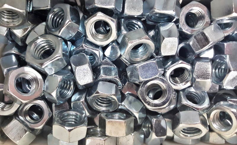 Nuts from a Hardware Store. Stock Image - Image of industry ...