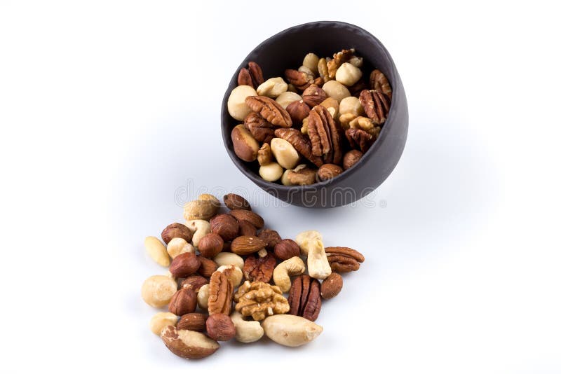 Nuts mix stock photo. Image of nature, diversity, isolated - 66263910