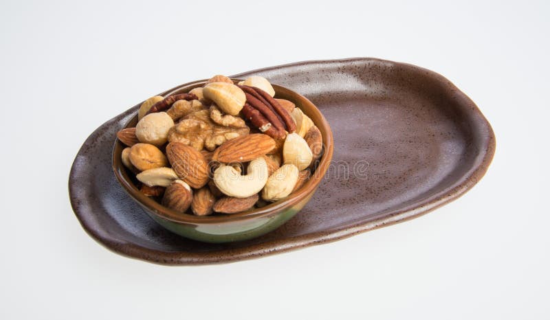 Nuts or Mix Peanuts on a Background. Stock Image - Image of bowl ...