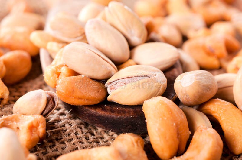 Nuts mix stock image. Image of heap, health, natural - 31598105