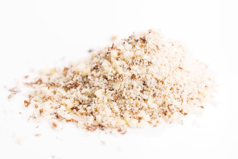 Walnut powder stock image. Image of minced, nutrition - 20143755
