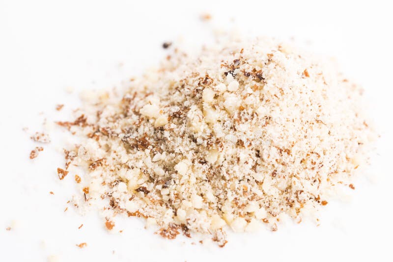 Walnut powder stock image. Image of minced, nutrition - 20143755