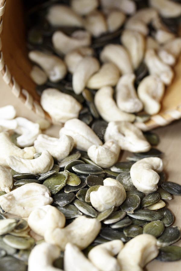 Nuts and pumpkin seeds stock image. Image of shell, food - 2280879