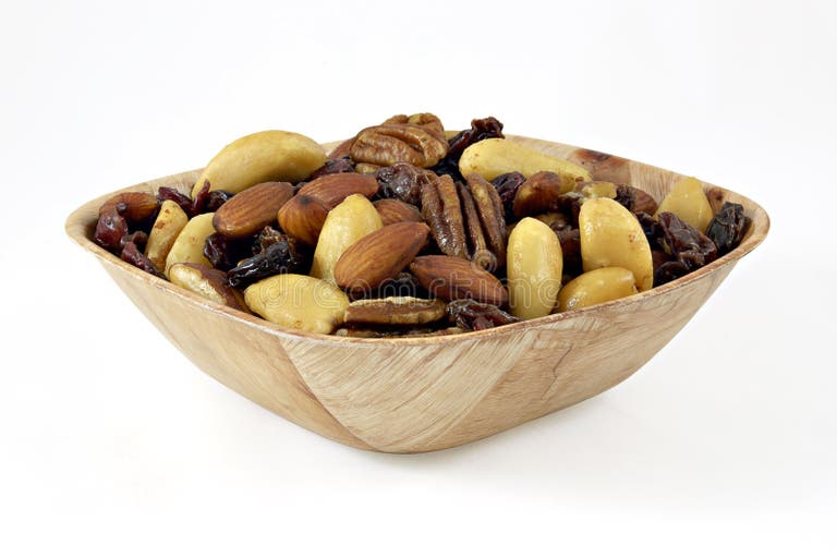 Nuts, Raisins, Figs and Almonds Stock Image - Image of isolated, snacks ...