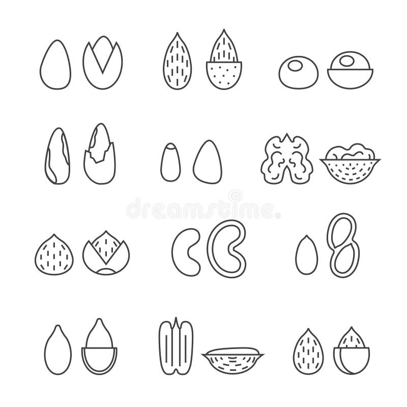 Seeds Outline Stock Illustrations – 17,044 Seeds Outline Stock ...
