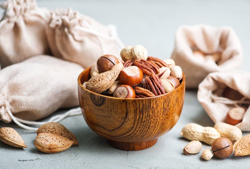 Nuts stock photo. Image of eating, autumn, healthy, nutrition - 90354332