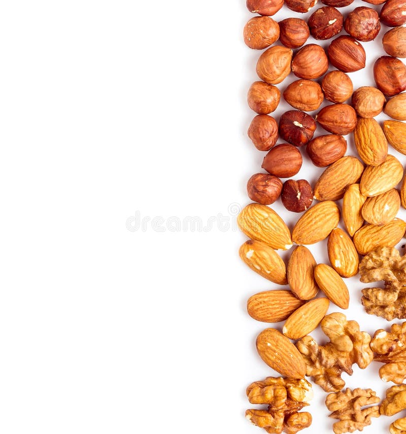 Nuts and text area stock image. Image of stack, area - 30622809