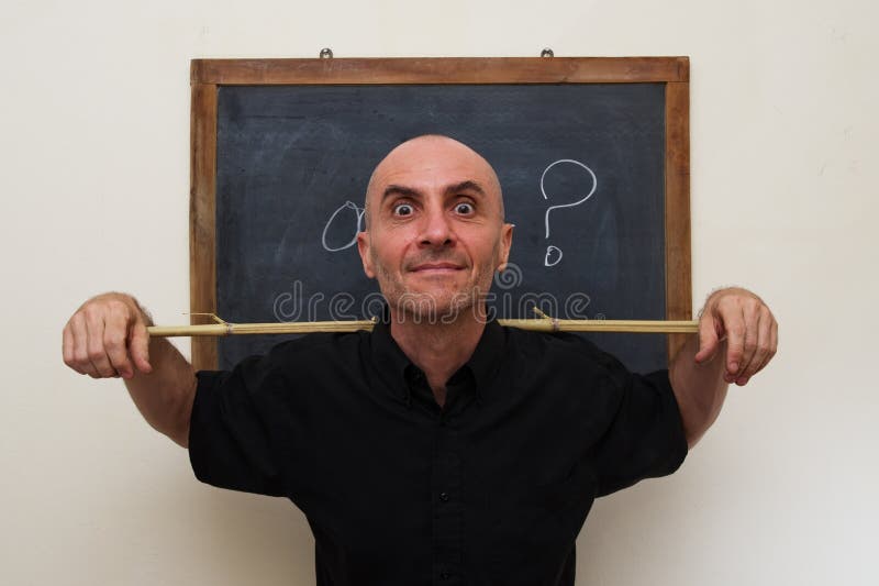 Nutty professor stock image. Image of male, interior - 59974035