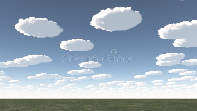 Nuvens surreais ilustração stock. Ilustração de grama - 84818350