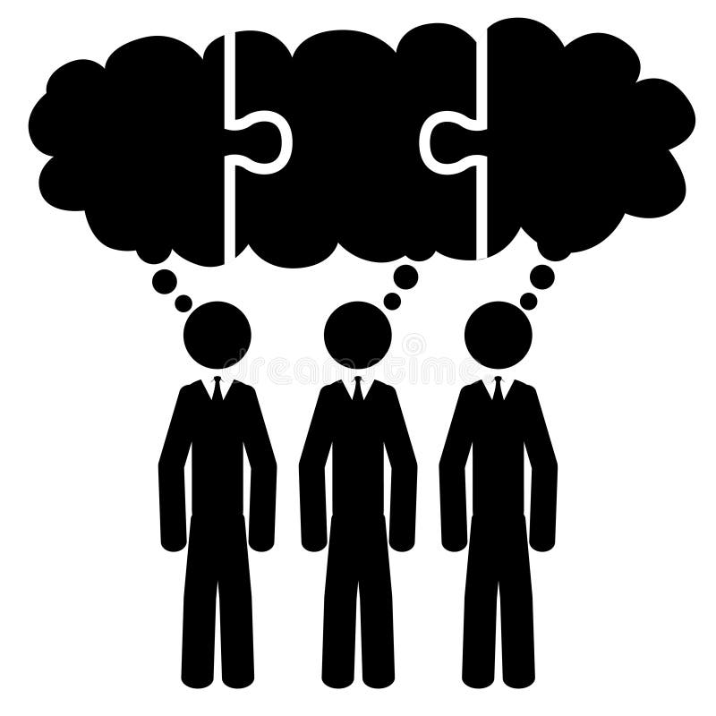 Nuvola Di Lavoro Di Squadra Illustrazione Vettoriale - Illustrazione di ...