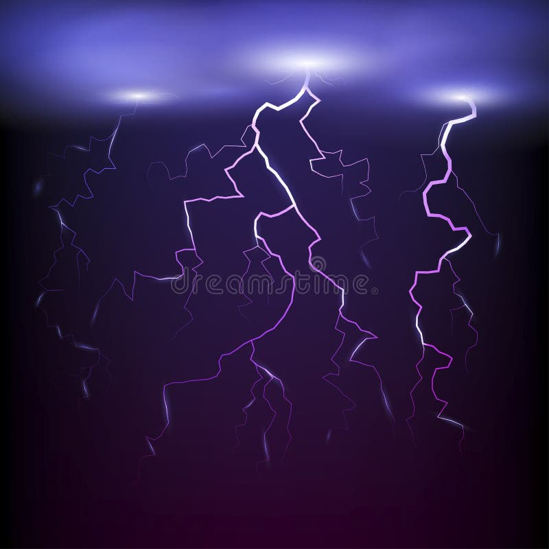 Nuvola Con I Fulmini Icona, Stile Del Fumetto Illustrazione Vettoriale ...