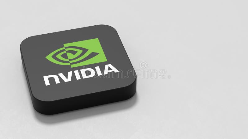 Nvidia App Icon on Gray Background with Copy Space Editorial ...