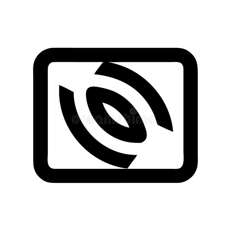 Nvidia icon flat vector stock illustration. Illustration of gaming ...