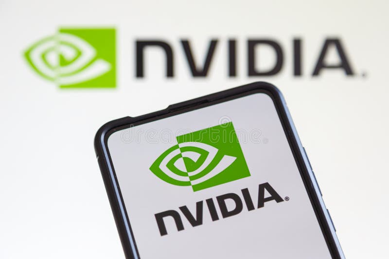 Nvidia Logo of the Software Company Which Designs Graphics Processing ...
