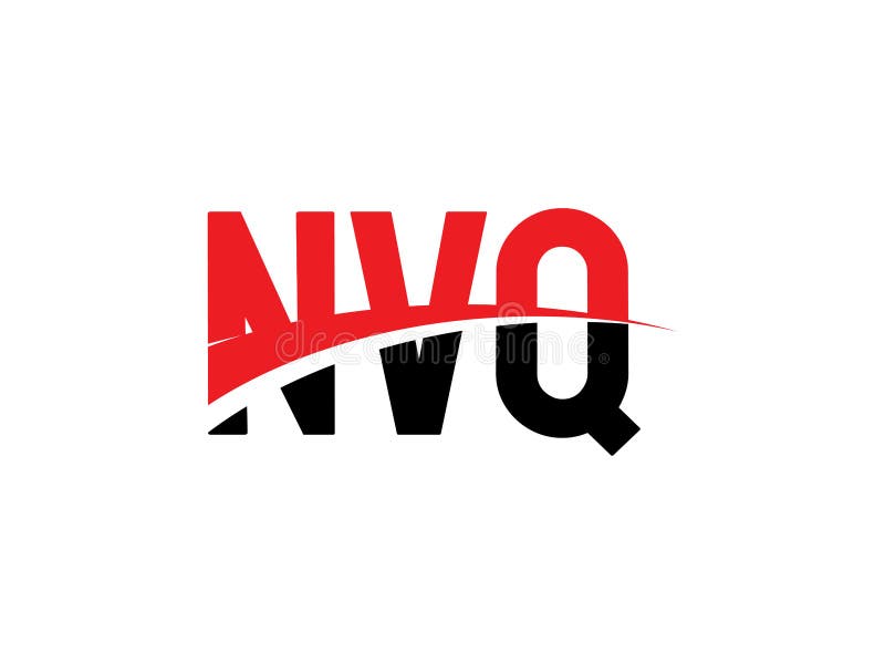 NVQ Letter Initial Logo Design Vector Illustration Stock Vector ...
