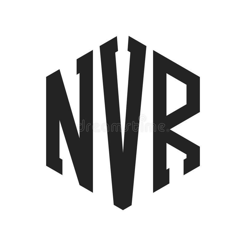 NVR Logo Design. Initial Letter NVR Monogram Logo Using Hexagon Shape ...