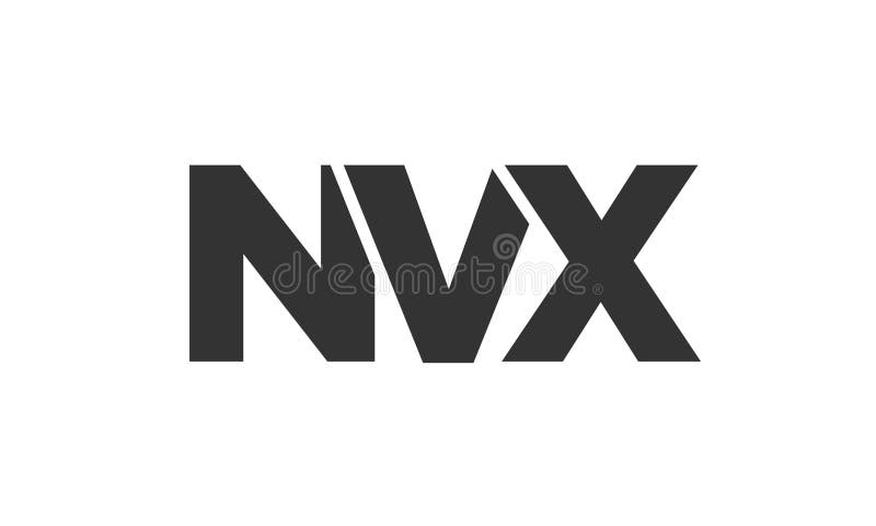 NVX Logo Design Template with Strong and Modern Bold Text. Initial ...