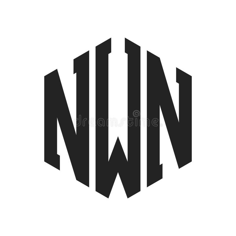 NWN Logo Design. Initial Letter NWN Monogram Logo Using Hexagon Shape ...