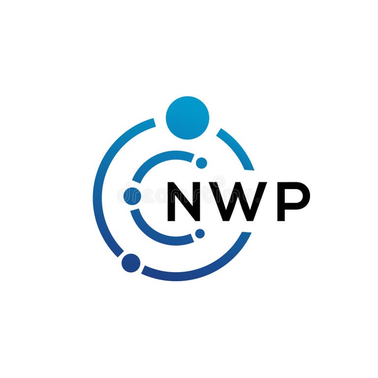 NWP Letter Technology Logo Design on White Background. NWP Creative ...