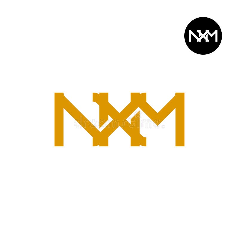 Nxm Monogram Stock Illustrations – 13 Nxm Monogram Stock Illustrations ...
