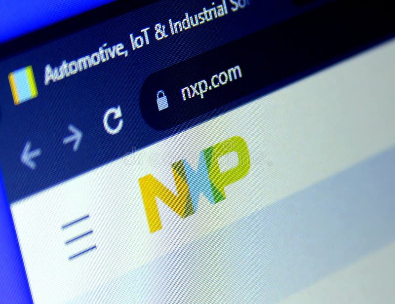 NXP Semiconductors logo editorial stock photo. Image of business ...