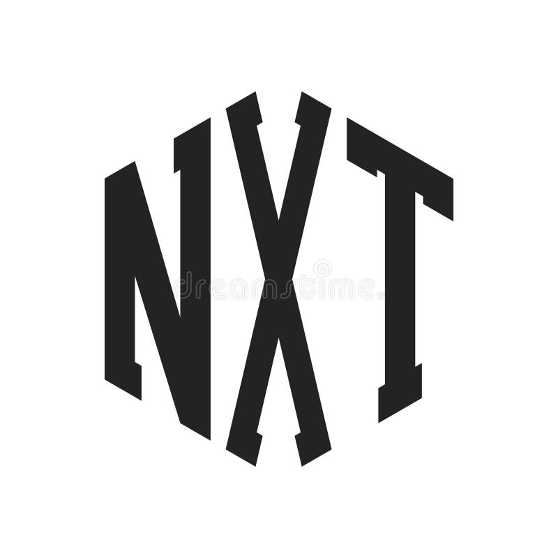 NXT Logo Design. Initial Letter NXT Monogram Logo Using Hexagon Shape ...