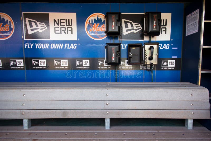 NY Mets Dugout editorial stock photo. Image of sports - 25835233
