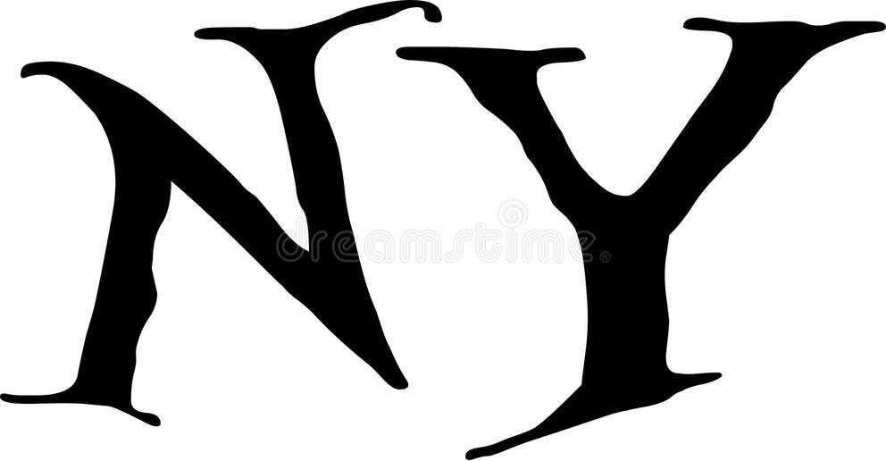 Ny text sign illustration stock vector. Illustration of city - 251030318