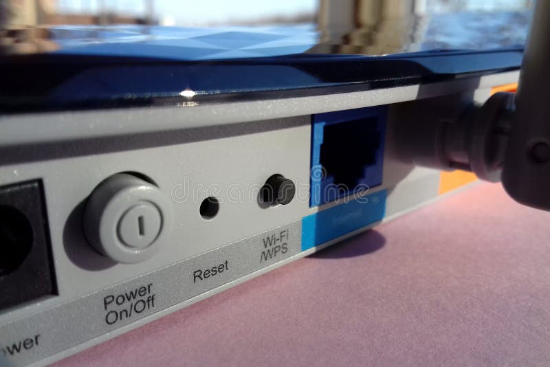 Back View of Tp-link Wireless Internet Router Modem Archer C20 AC750 ...