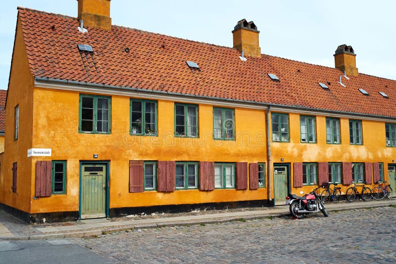 Nyboder, Copenhagen editorial photography. Image of copenhagen - 49712007