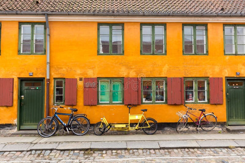 Nyboder District in Copenhagen, Denmark Editorial Photography - Image ...