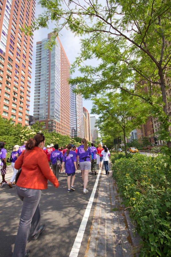 NYC 2011 Liver Life Walk editorial photo. Image of outdoor - 19795871