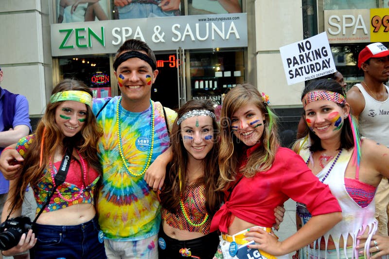 NYC: 2012 Gay Pride Parade editorial photography. Image of parade - 25436752