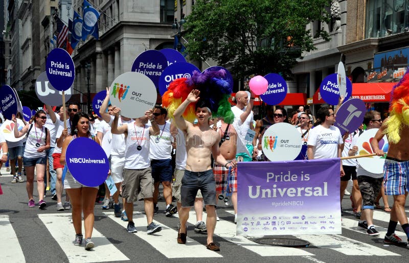 NYC: 2012 Gay Pride Parade editorial image. Image of pride - 25437025