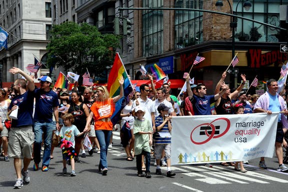 NYC: 2012 Gay Pride Parade editorial photo. Image of wave - 25437921