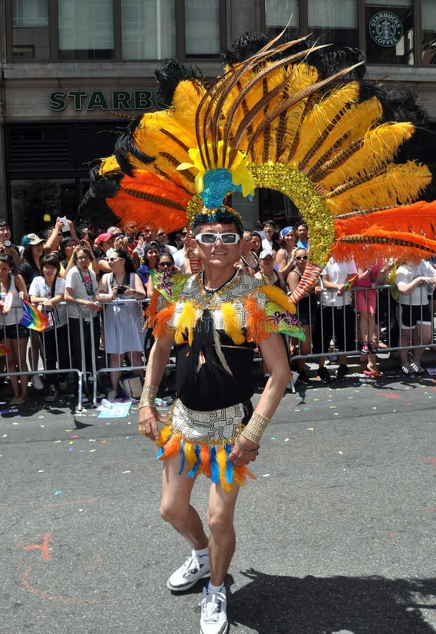 NYC: 2012 Gay Pride Parade editorial photography. Image of fashion - 25456122
